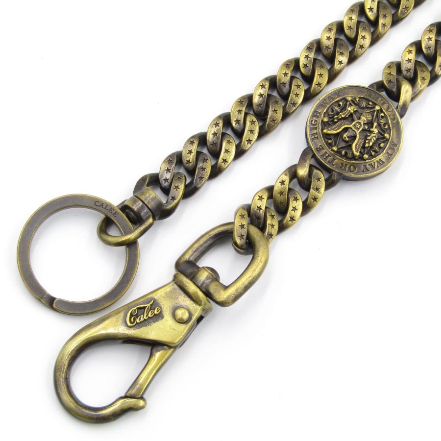 CALEE キャリー ウォレットチェーン イーグルコンチョ EAGLE CONCHO WALLET CHAIN BRASS ブラス 真鍮 80005616 : クラシック - 通販 ...