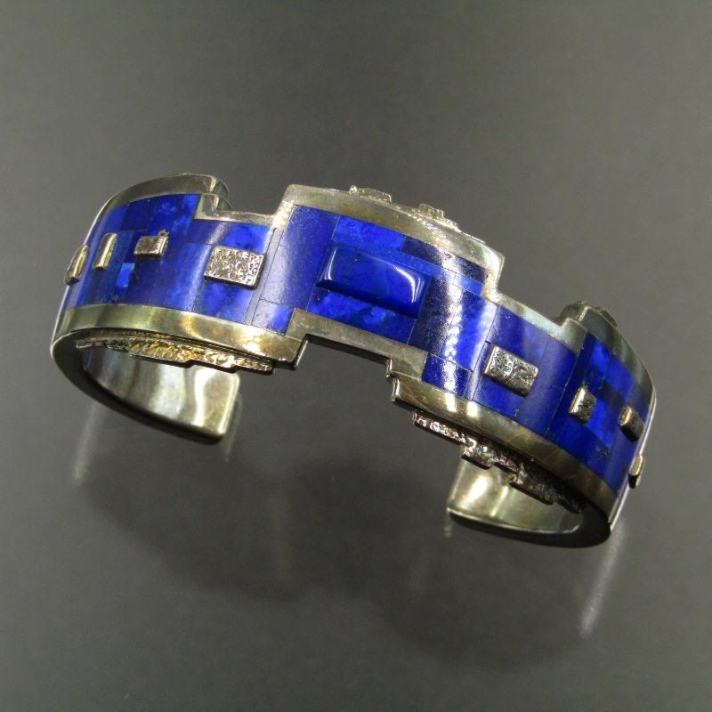 Ray Tracey ナバホ族 バングル ラピスラズリ インレイ レイトレイシー ブレスレット ナバホ 80005859 : クラシック ...