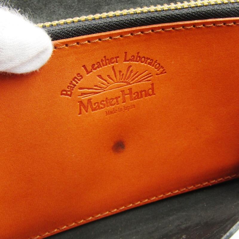 美品 BARNS LEATHER LABO バーンズ 長財布 コードバン LE-3051 FLAP LONG WALLET CORDVAN ブラック 黒 80006286 : クラシック ...