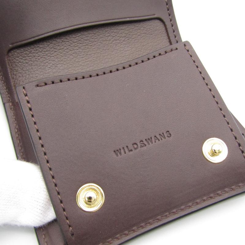 WILDSWANS 美品 ワイルドスワンズ ミニ財布 クロコ PALM パーム WILDSWANS 美品 ワイルドスワンズ ミニ財布 クロコ PALM パーム