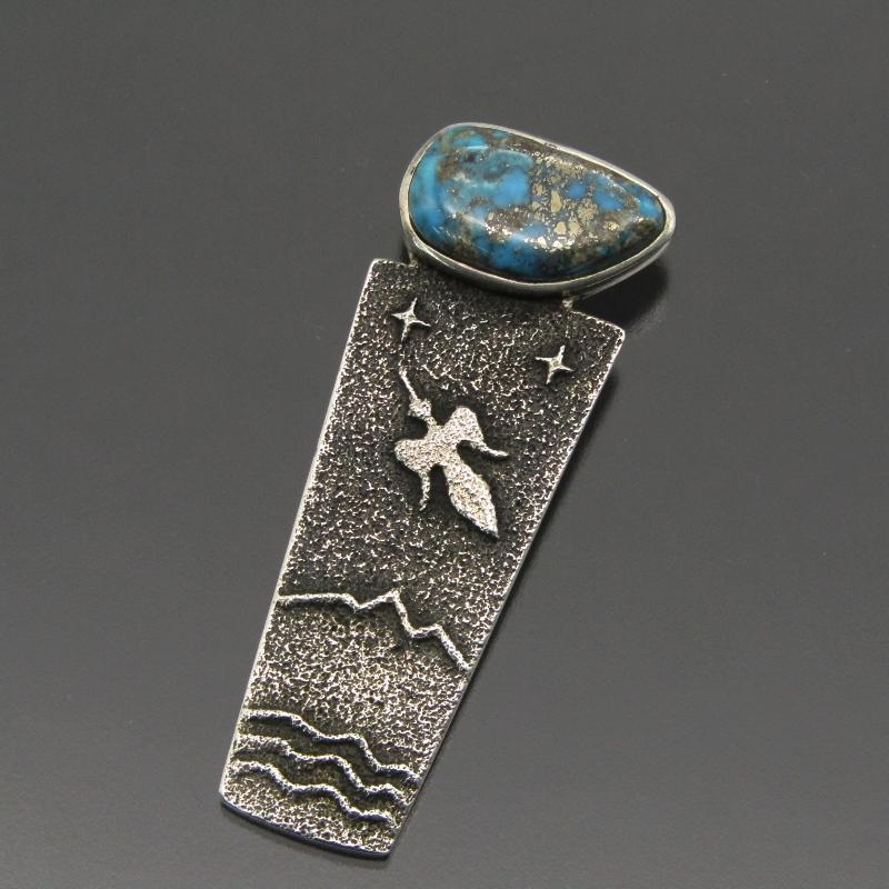 美品 Darryl Dean Begay ナバホ族 ペンダント モレンシ ターコイズ ダリルディーンビゲイ DDB 80007064 ...