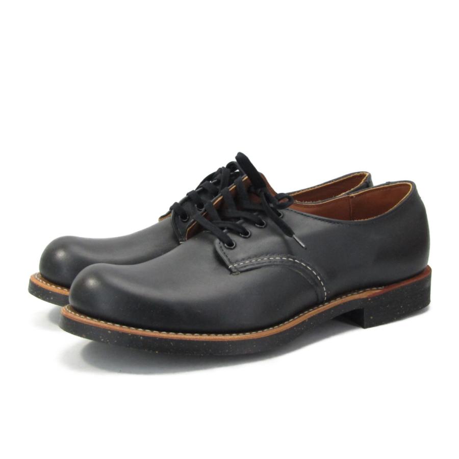 RED WING SHOES 美品 REDWING レッドウィング OXFORD 8051 オックスフォード 14年製 ブラックスター 黒 ...