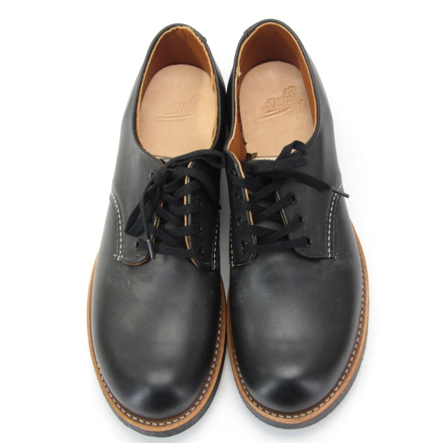 RED WING SHOES 美品 REDWING レッドウィング OXFORD 8051 オックスフォード 14年製 ブラックスター 黒 ...