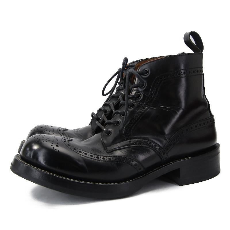 BACK BONE バックボーン カントリーブーツ BB10FW-0303 クロムエクセル ウィングチップ ブラック 黒 41ブーツ 中古 81000106 : クラシック - 通販 ...