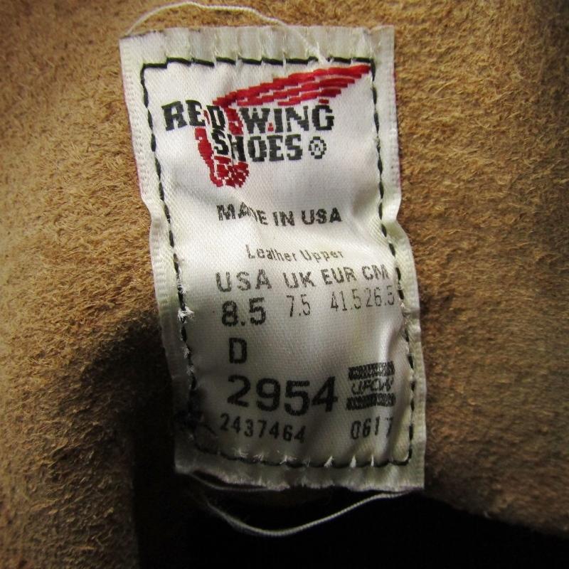 RED WING SHOES 美品 REDWING レッドウィング クーパーモック 2954 6インチ COOPER MOC アンバー ポー ...