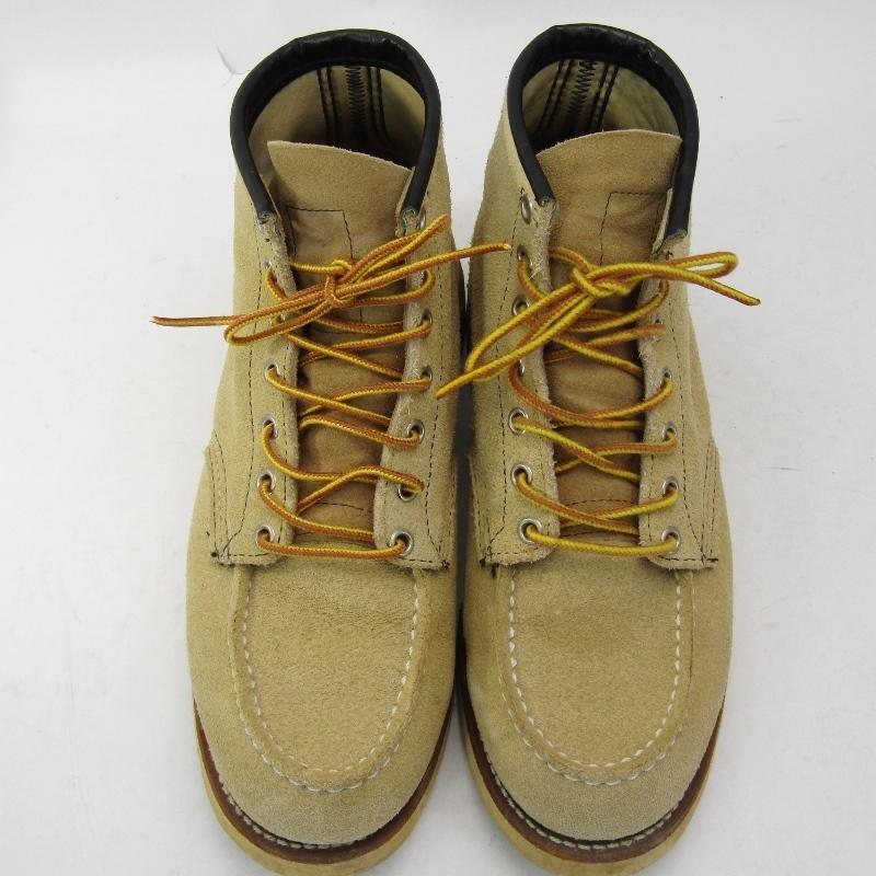 REDWING レッドウィング 8173 アイリッシュセッター スエード ワーク 05年製 タン ラフアウト US7.5E 25.5cm 箱付ブーツ 中古 81000224 :81000224 ...