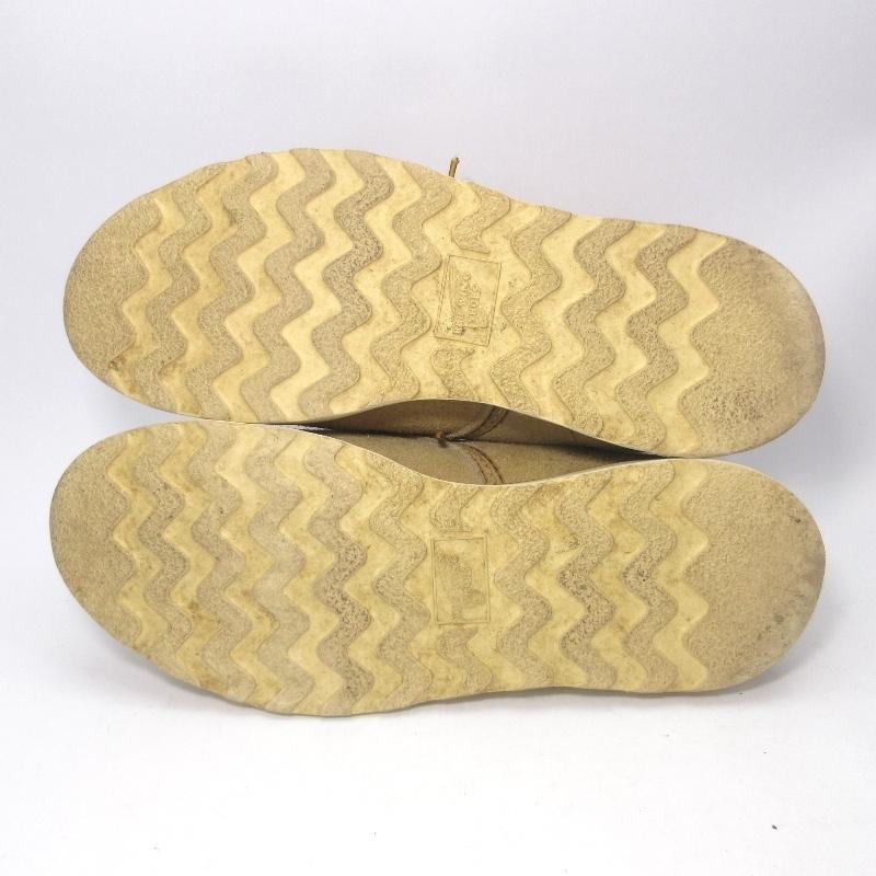 RED WING SHOES REDWING レッドウィング プレーントゥ 8167 刺?羽タグ スエード レジェンドモデル USA製 ベージュ US7.5E 25.5cmシューズ 中古 ...