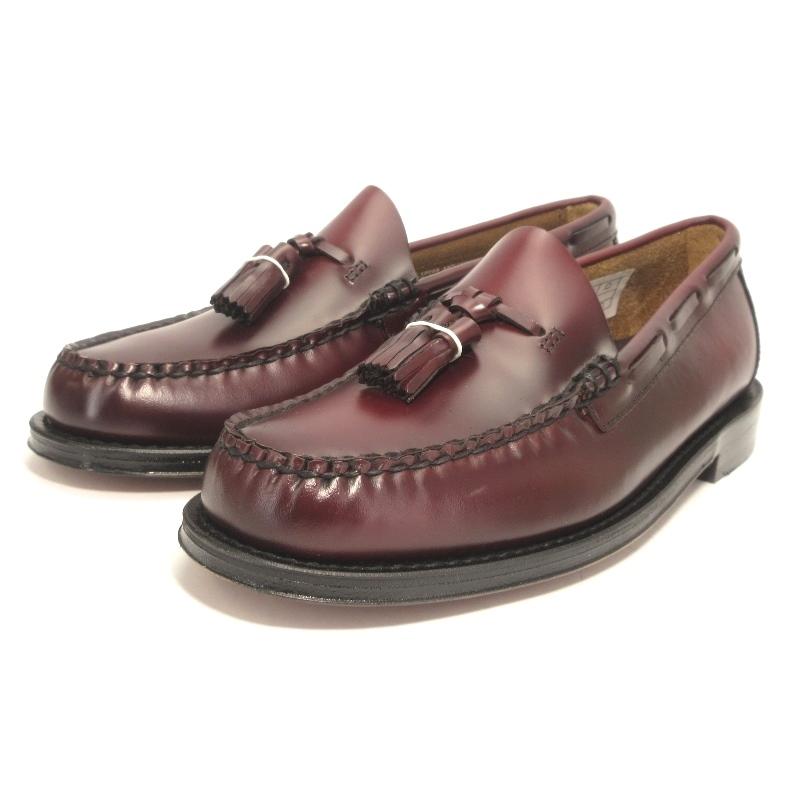 未使用 G.H. BASS WEEJUNS ジーエイチバス LARKIN MOC TASSEL BA11015 タッセルローファー WINE ...