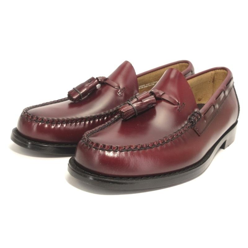 未使用 G.H. BASS WEEJUNS ジーエイチバス LARKIN MOC TASSEL BA11015 タッセルローファー WINE ...