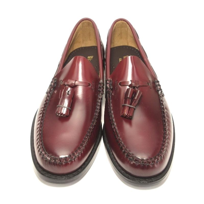 未使用 G.H. BASS WEEJUNS ジーエイチバス LARKIN MOC TASSEL BA11015 タッセルローファー WINE ...