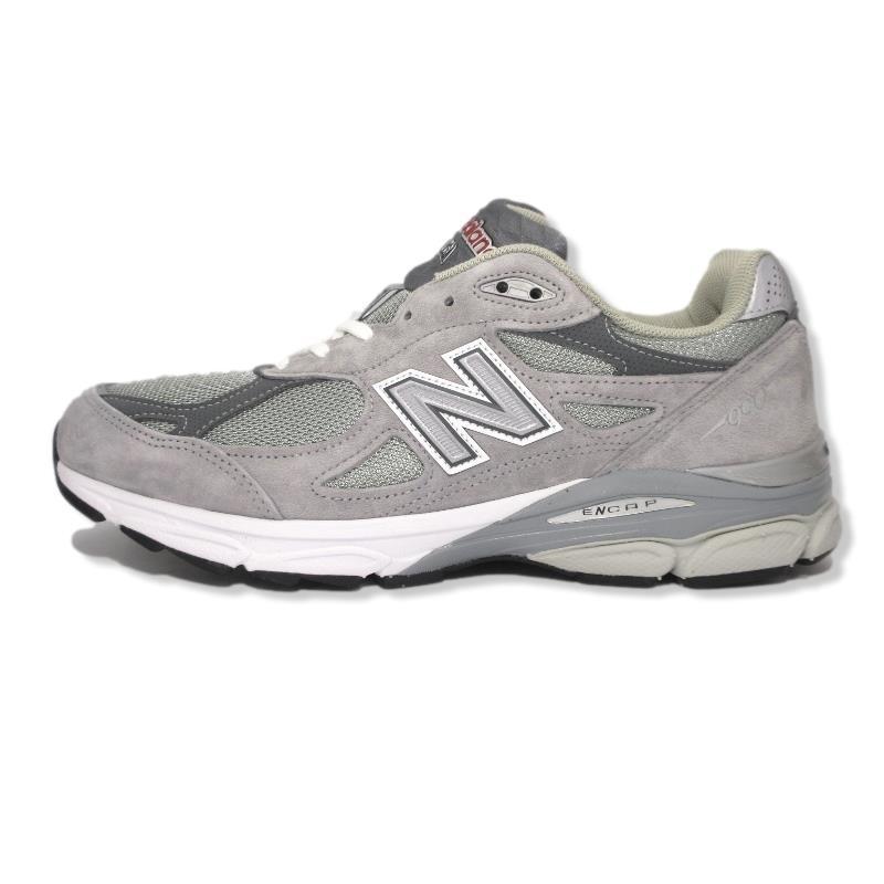 未使用 new balance ニューバランス 28cm M990GY3 USA製 990V3 復刻 ピッグスキンスウェード メッシュ ...