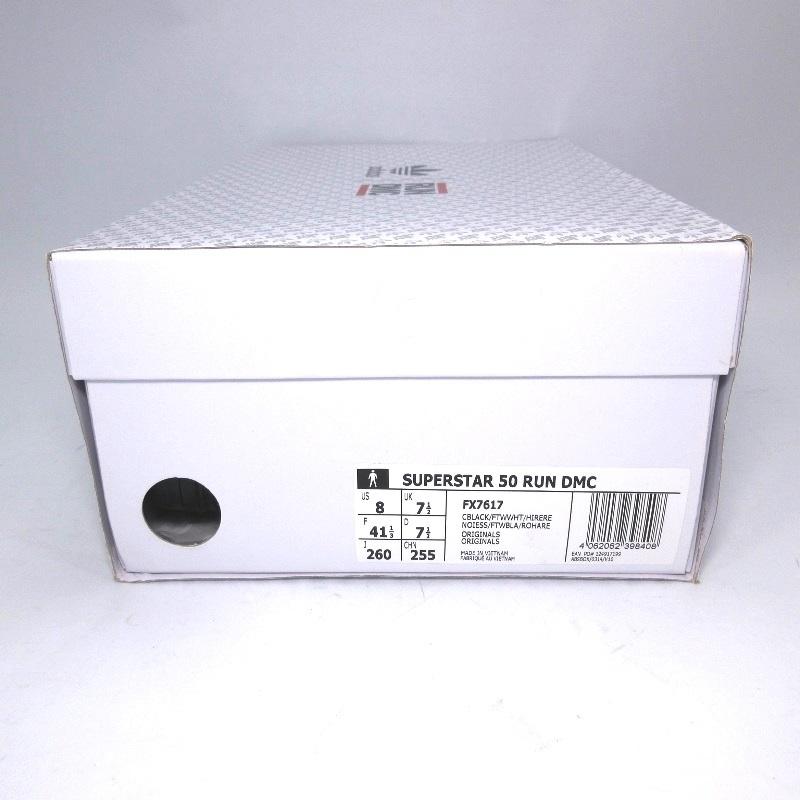 adidas 未使用 RUN DMC × ADIDAS アディダス 26cm SUPERSTAR 50 adidas 未使用 RUN DMC × ADIDAS アディダス 26cm SUPERSTAR 50