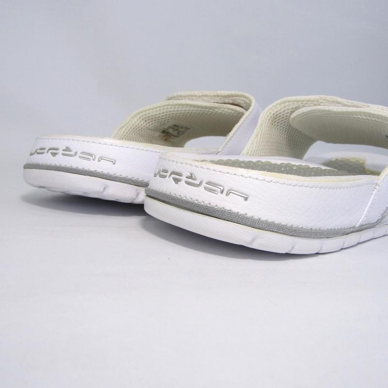 NIKE ナイキ 26cm JORDAN HYDRO V 343104-105 ジョーダン ハイドロ5 サンダル 09年製 ホワイト 白 ...