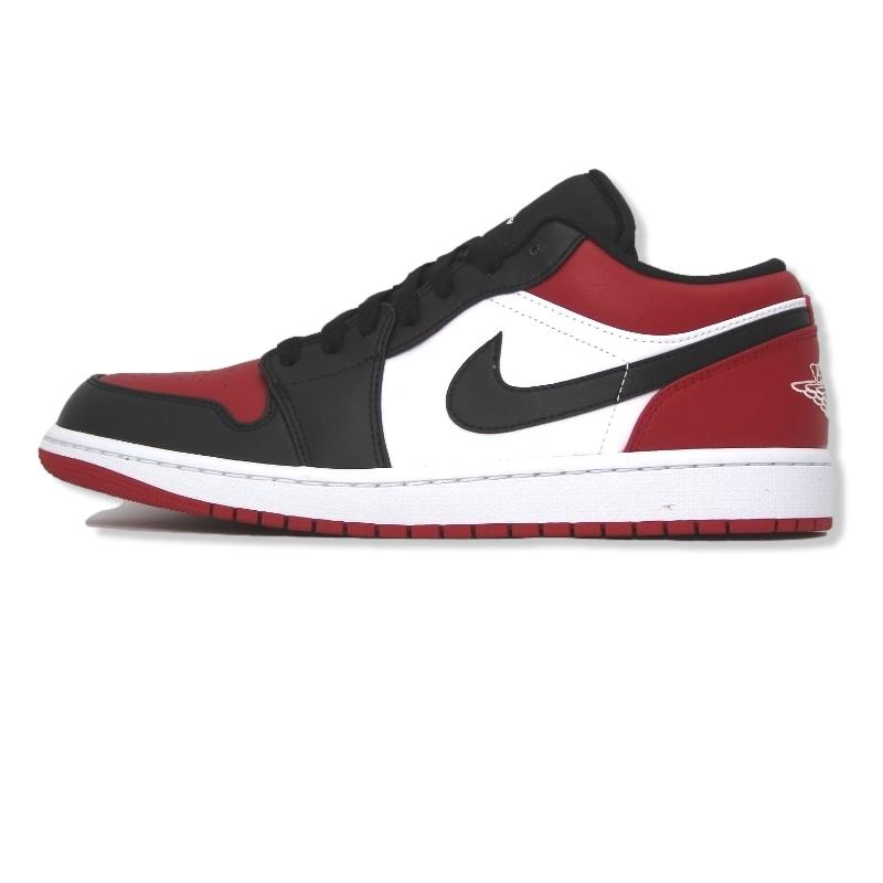 NIKE 未使用 ナイキ 29cm AIR JORDAN 1 LOW BRED TOE 553558-612 エアジョーダン ロー GYM ...