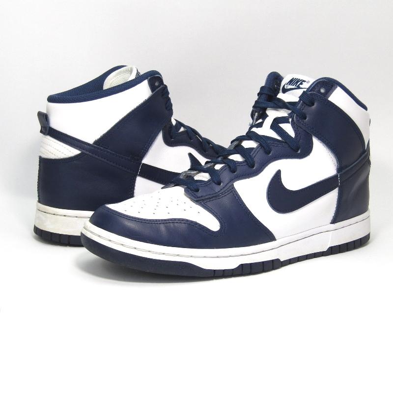 NIKE ナイキ 28cm DUNK HI RETRO CHAMPIONSHIP NAVY DD1399-104 ダンク ハイ レトロ ...