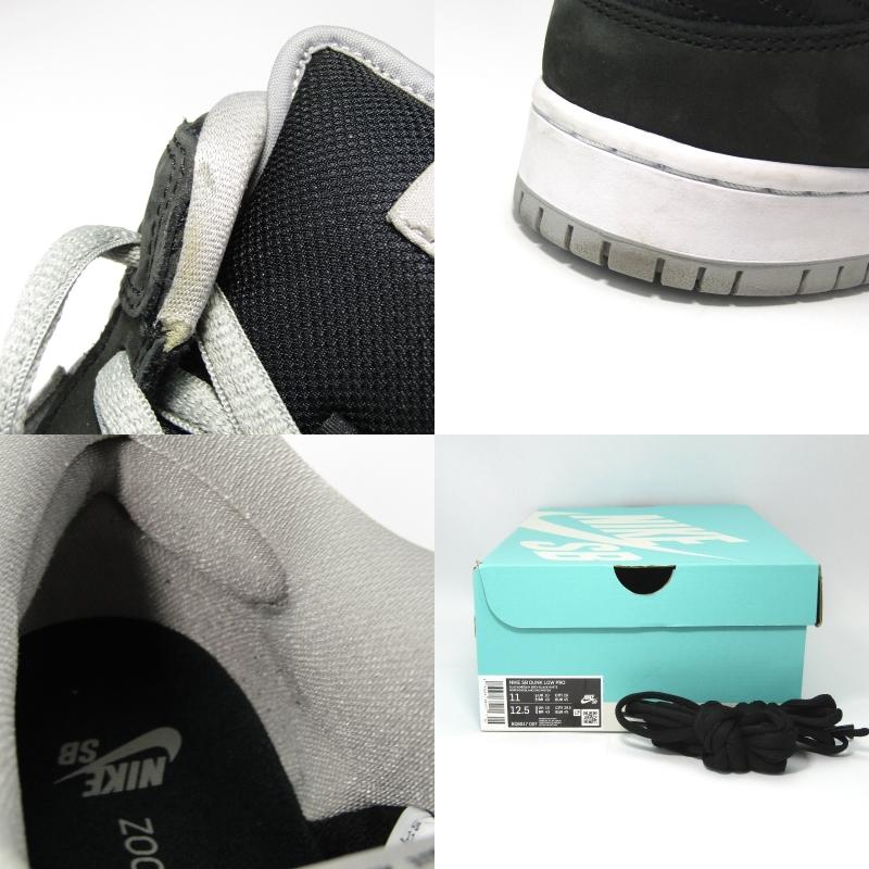 NIKE 美品 ナイキ 29cm SB DUNK LOW PRO SHADOW BQ6817-007 ダンク ロー シャドウ 19年製 日本未発売 MEDIUM GREY 90004893 ...