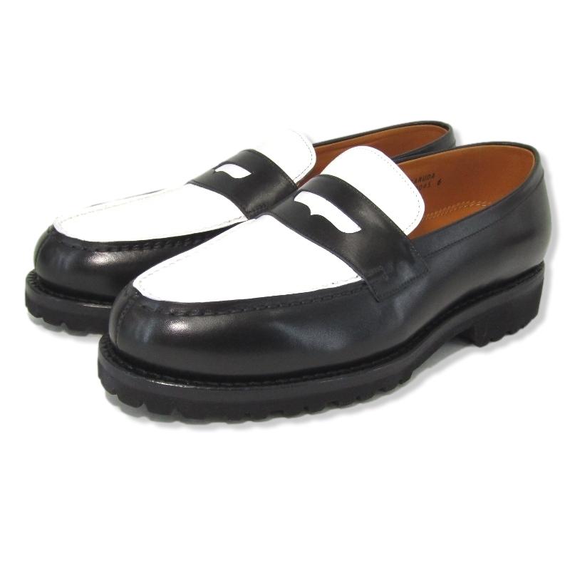 JALAN SRIWIJAYA 未使用 Jalan Sriwijaya ジャランスリワヤ UK6 ペニーローファー 98998 カーフ ...