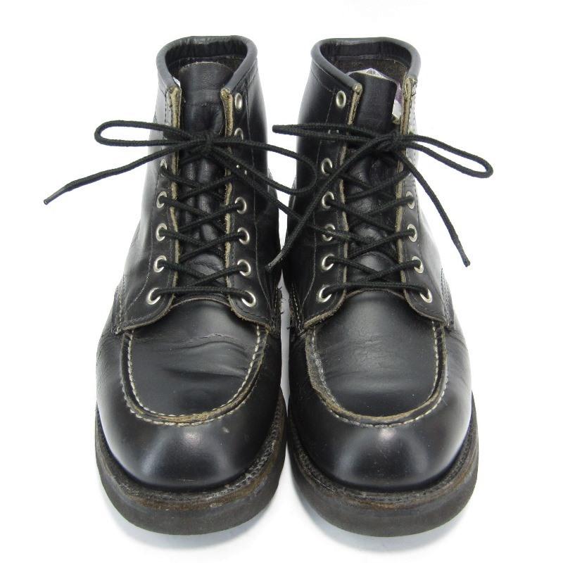 RED WING SHOES REDWING レッドウィング US9.5D 27.5cm モックトゥ 8137 98年製 刺繍羽根タグ ...