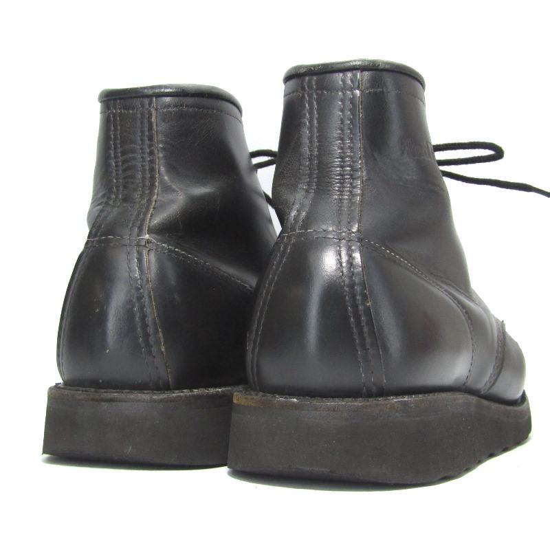 RED WING SHOES REDWING レッドウィング US9.5D 27.5cm モックトゥ 8137 98年製 刺繍羽根タグ ...