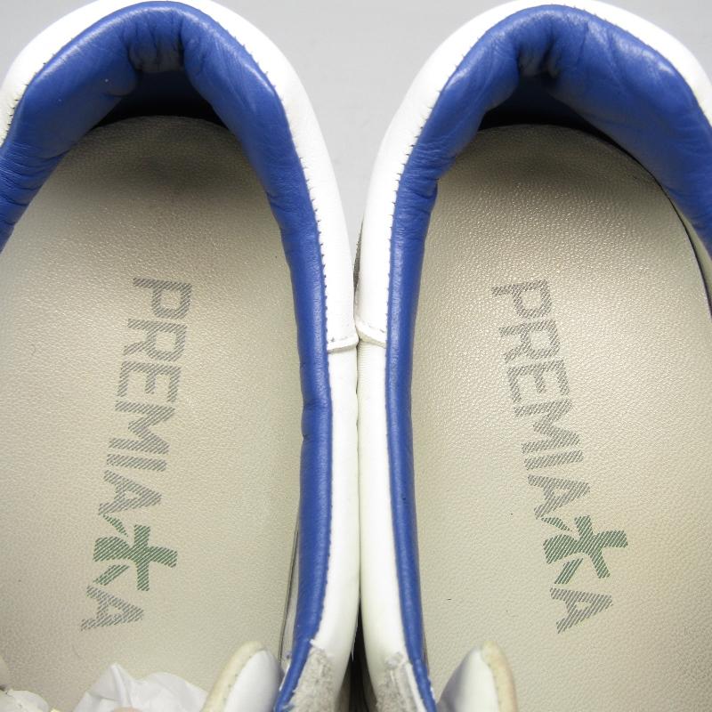 美品 PREMIATA プレミアータ 41 LUCY 206E ルーシー ローカット ナイロン レザー スエード ユーズド加工 ホワイト 90005635 : クラシック - 通販 ...