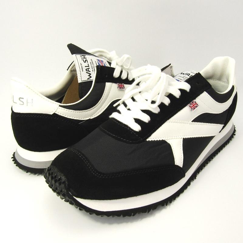 未使用 WALSH ウォルシュ TORNADO TORO1393 ランニングモデル トルネード BLACK/WHT UK8 箱付スニーカー 中古 98000198 : クラシック - 通販 ...