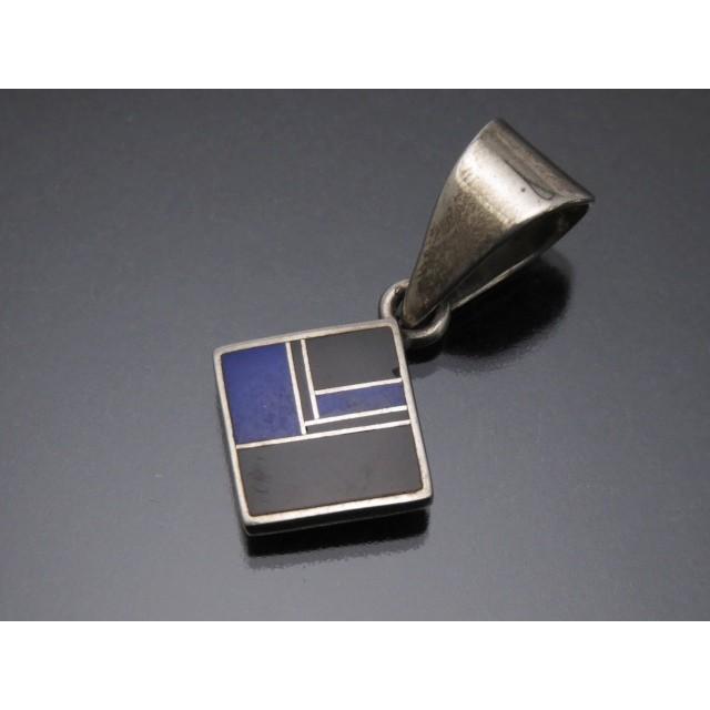 Ray Tracey ナバホ族 ペンダント インレイ トップ レイトレイシー インディアンジュエリー 中古【中古】SM10101 ...
