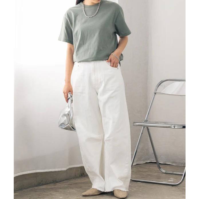 hunch Hunchハンチ USAコットンTシャツ カットソー 半袖 レディース グリーン カーキ 無地 新品 丸首 おしゃれ 大人 トップス : セレクトショップ クラシカ - 通販 ...