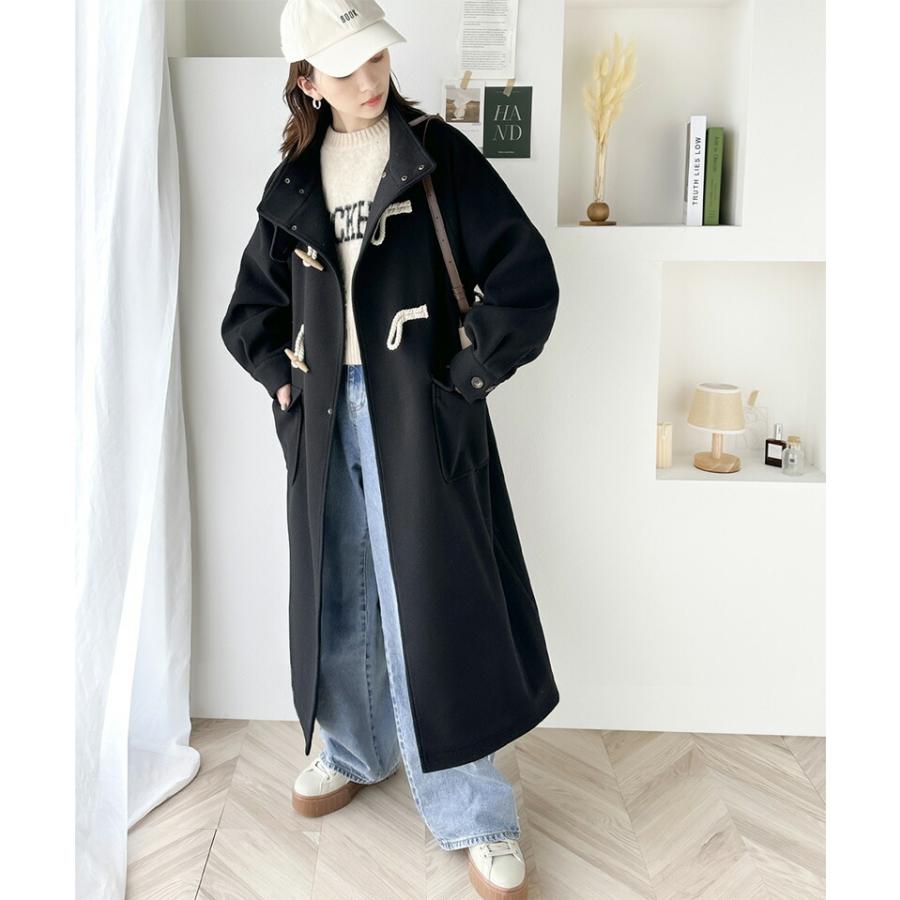 classicalelf 《javaジャバ コラボ》コート ジャケット レディース アウター ボリュームスリーブ トグルボタン ロング丈 ダッフルコート ラグラン 防寒 : Classical ...