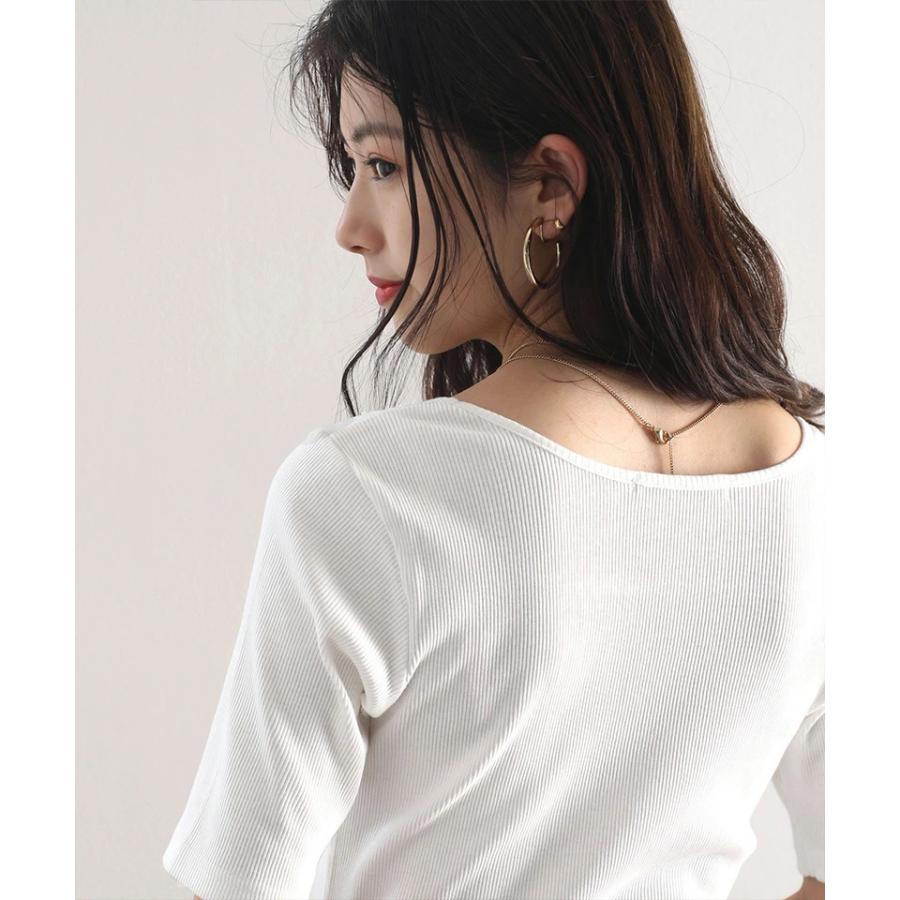 classicalelf メール便 コットン 五分袖トップス 半袖 Tシャツ カットソー カジュアル きれいめ トレンド : Classical Elf - 通販 - Yahoo!ショッピング