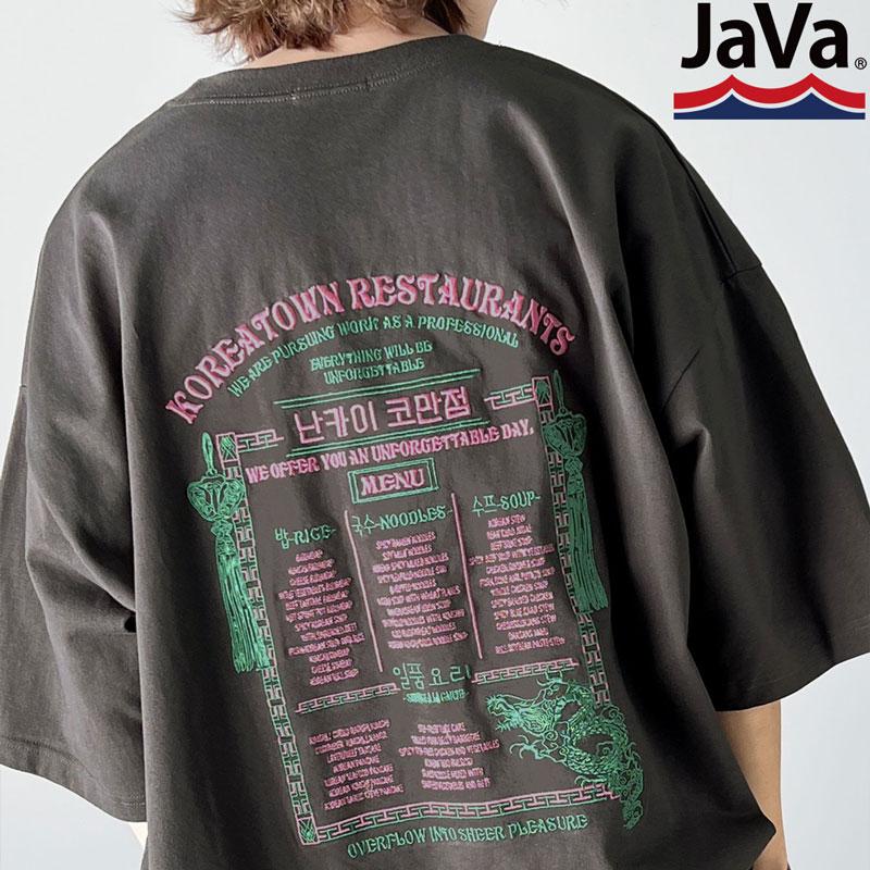 classicalelf 【sustaina+】《javaジャバコラボ》送料無料 トップス Tシャツ メンズ 綿100％ レシピ 刺繍 ビッグ Tee 男女兼用 ユニセックス レディース ...