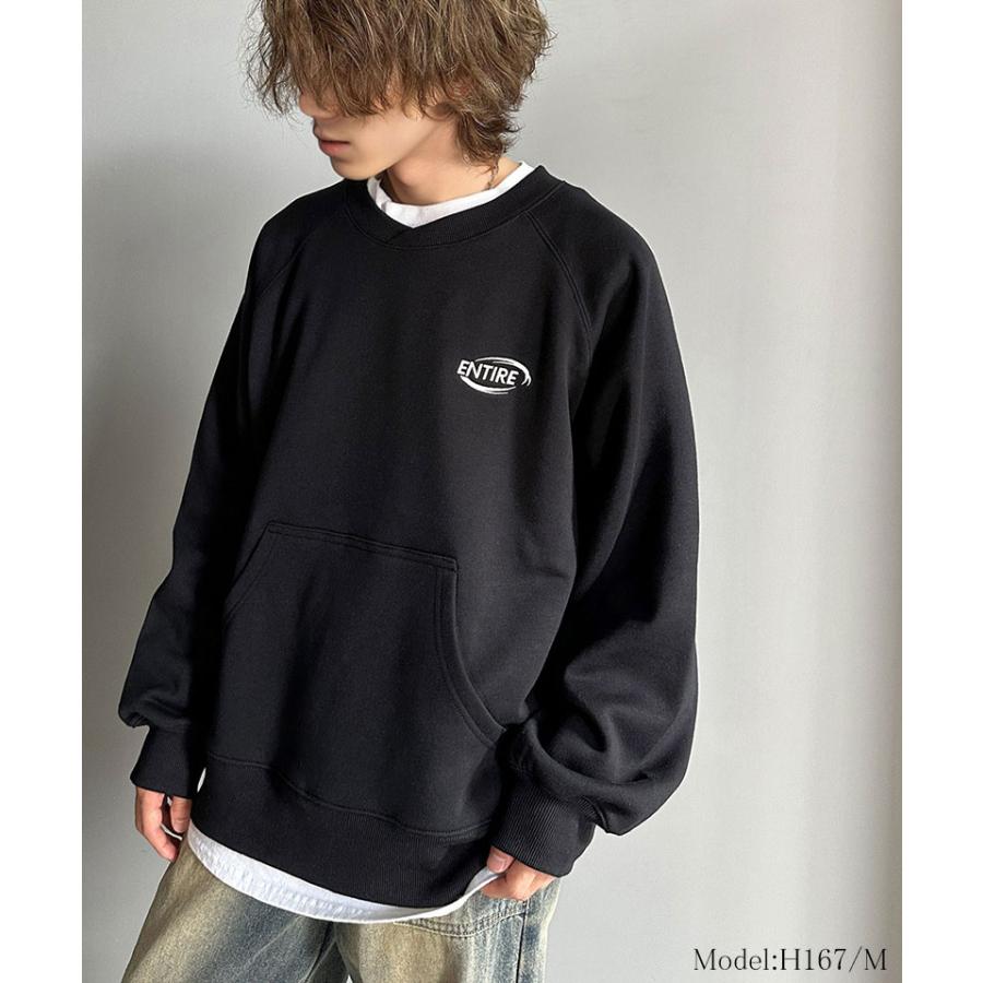 classicalelf 《javaジャバコラボ》 トップス スウェット メンズ 裏起毛 ワンポイント 胸元 刺繍 ラグランスウェット男女兼用 ユニセックス レディース : Classical ...