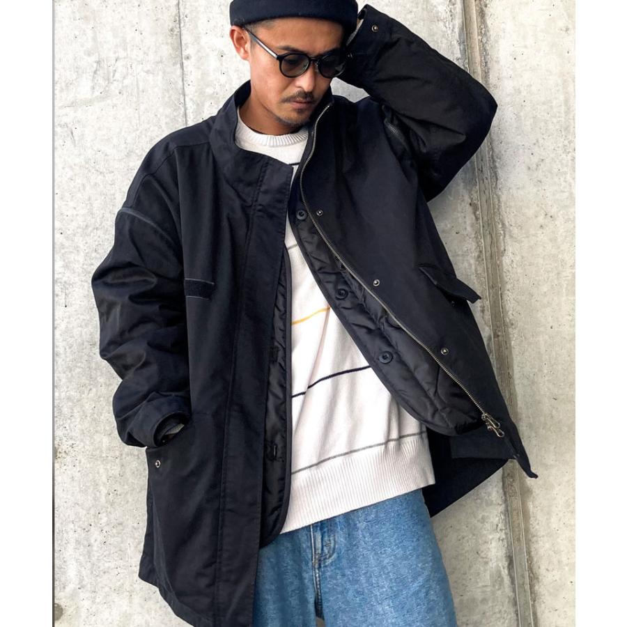 classicalelf 《Javaジャバコラボ》 アウター コート 洗練されたカジュアルスタイル 5WAYマルチプルライナー付m-65ミリタリーコート ビッグシルエット ...