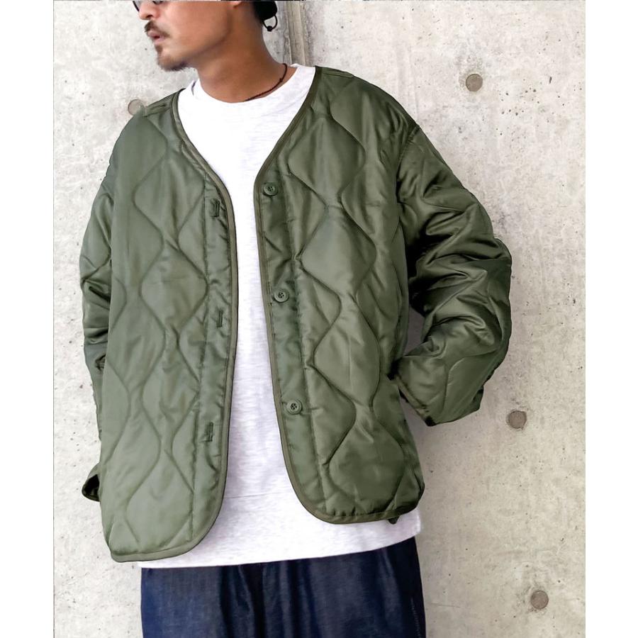 classicalelf 《Javaジャバコラボ》 アウター コート 洗練されたカジュアルスタイル 5WAYマルチプルライナー付m-65ミリタリーコート ビッグシルエット ...