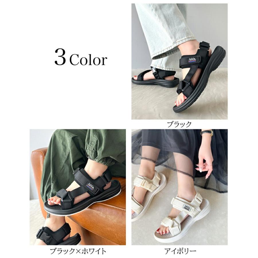 classicalelf 《javaジャバ コラボ》【family+】サンダル レディース 厚底 スポーツサンダル メンズ スポーティ ストラップ 男女兼用 ユニセックス ...