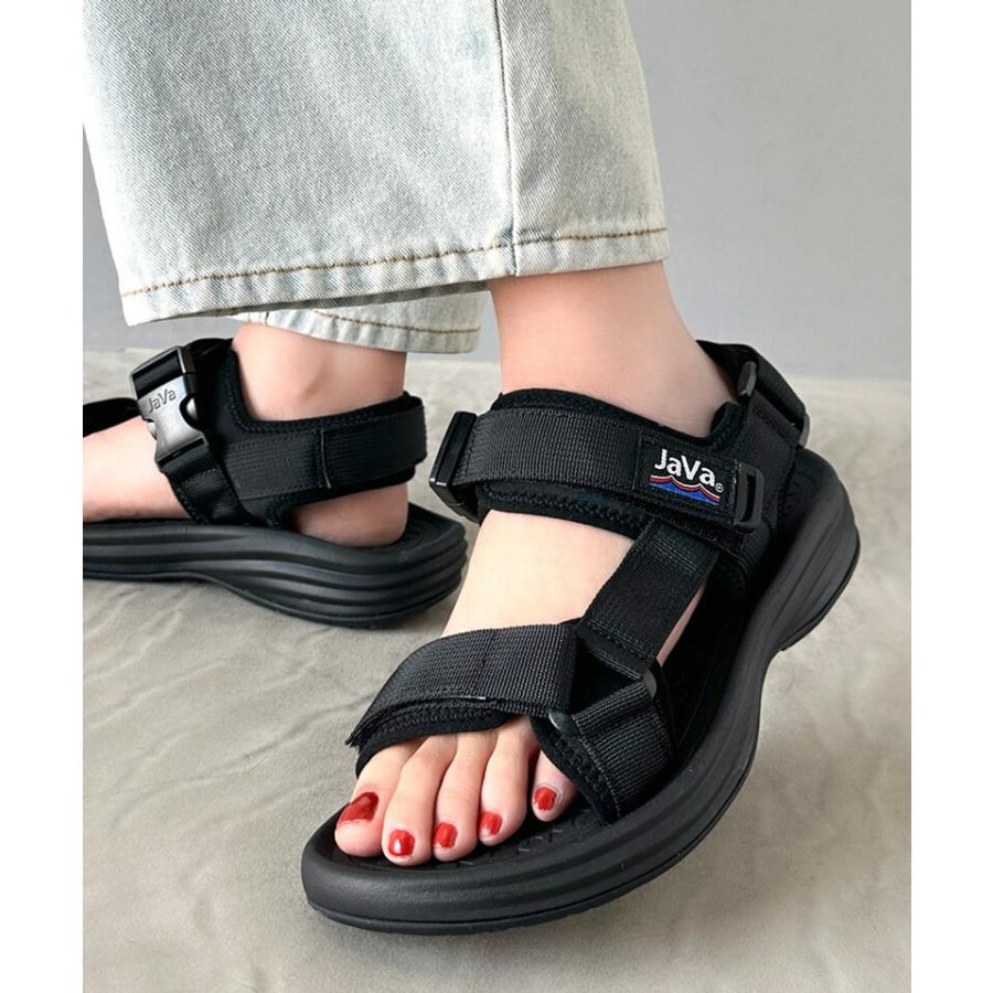 classicalelf 《javaジャバ コラボ》【family+】サンダル レディース 厚底 スポーツサンダル メンズ スポーティ ストラップ 男女兼用 ユニセックス ...