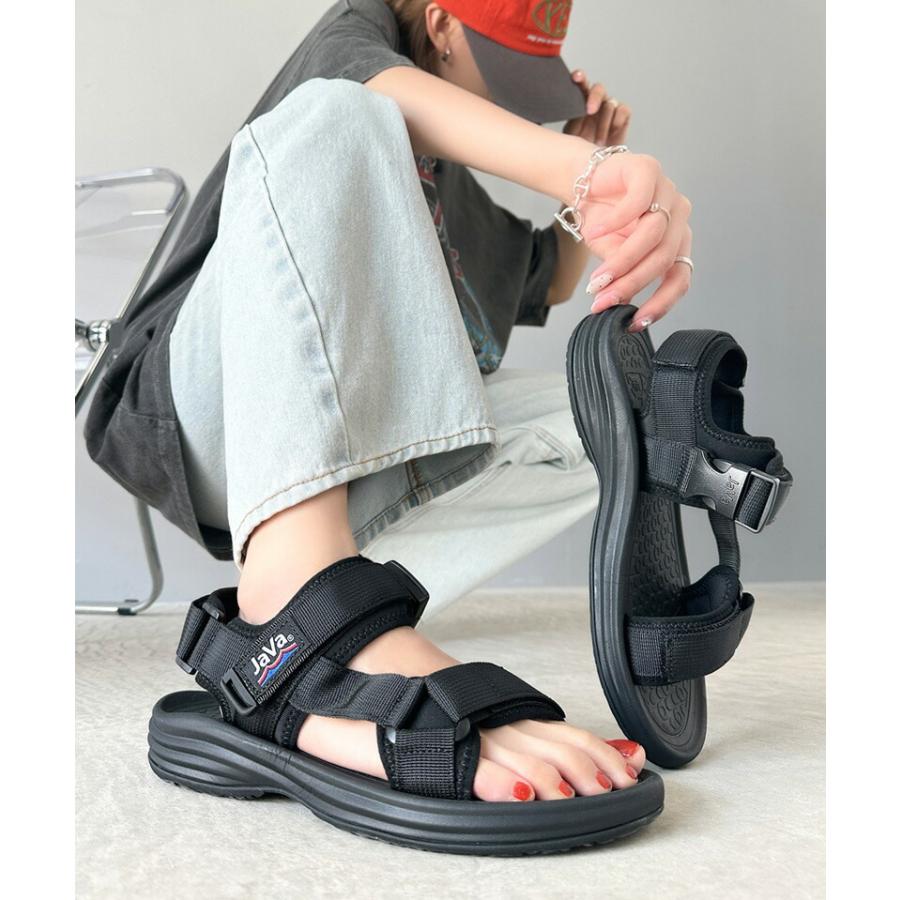 classicalelf 《javaジャバ コラボ》【family+】サンダル レディース 厚底 スポーツサンダル メンズ スポーティ ストラップ 男女兼用 ユニセックス ...
