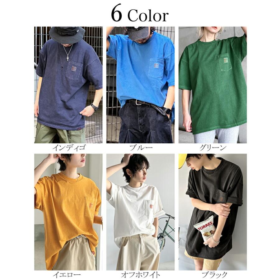 classicalelf 《java ジャバコラボ》 トップス Tシャツ レディース 古着風 ストリート 綿100% ヘヴィーウエイト 胸ポケ ピグメント加工 男女兼用 : Classical ...