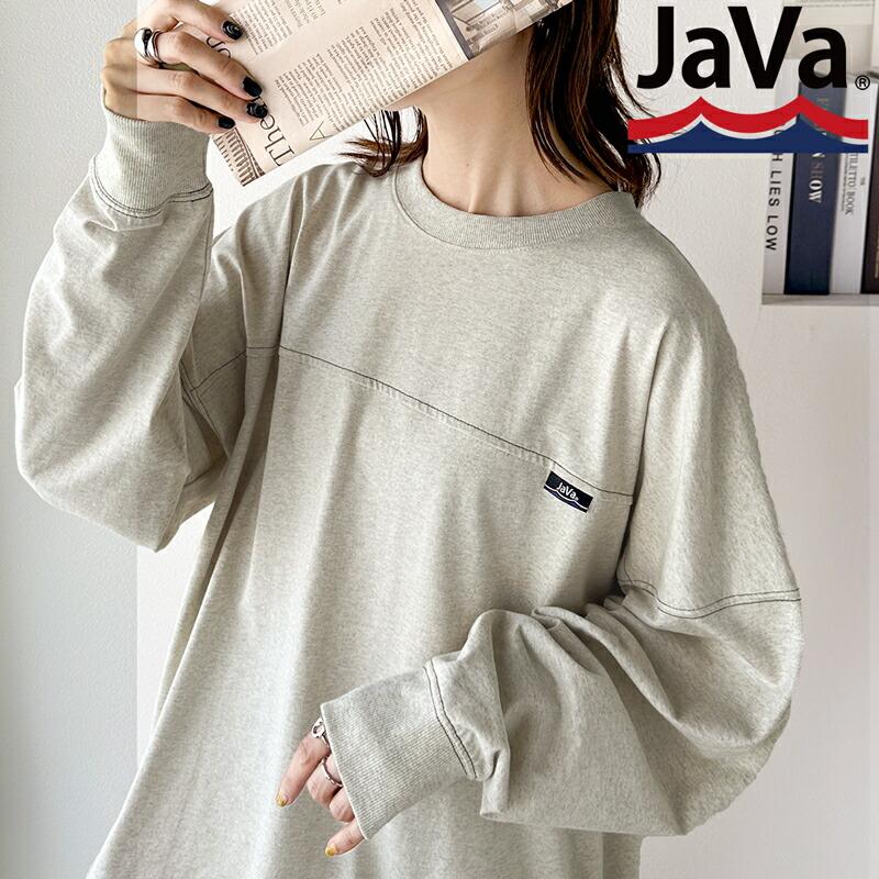 classicalelf 《javaジャバコラボ》 トップス Tシャツ レディース コットン 100% 長袖 フットボール プルオーバー 男女兼用 ユニセックス メンズ : Classical ...