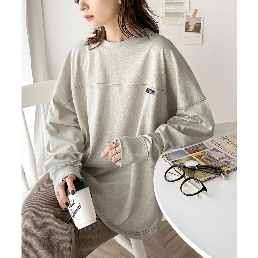 classicalelf 《javaジャバコラボ》 トップス Tシャツ レディース コットン 100% 長袖 フットボール プルオーバー 男女兼用 ユニセックス メンズ : Classical ...