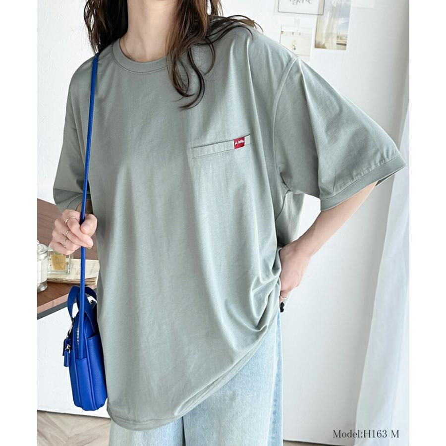 classicalelf 《java ジャバコラボ》 トップス Tシャツ レディース 綿100％ シルケット 素材 PO 男女兼用 ユニセックス メンズ 裾 ドロスト 胸 ポケット ...