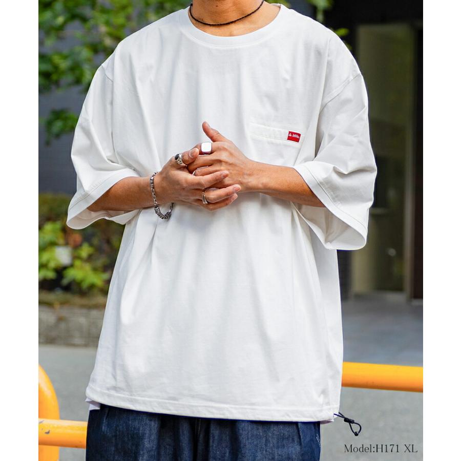 《java ジャバコラボ》 送料無料 トップス Tシャツ レディース 綿100％ シルケット 素材 PO 男女兼用 ユニセックス メンズ 裾 ドロスト 胸 ポケット :jv1050157 ...