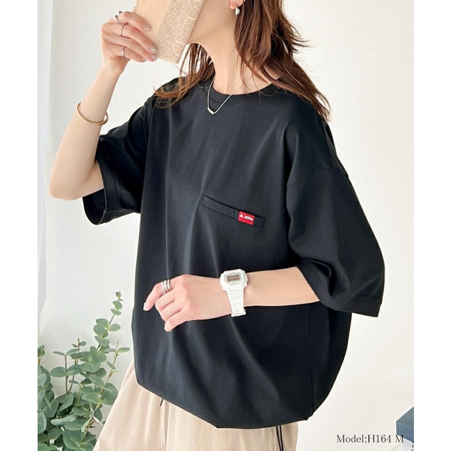 classicalelf 《java ジャバコラボ》 トップス Tシャツ レディース 綿100％ シルケット 素材 PO 男女兼用 ユニセックス メンズ 裾 ドロスト 胸 ポケット ...