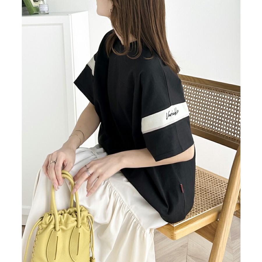 classicalelf 《java ジャバコラボ》 送料無料 トップス Tシャツ レディース 綿100% 配色 袖 編み立て ボーダー フットボールT 男女兼用 ユニセックス メンズ ...