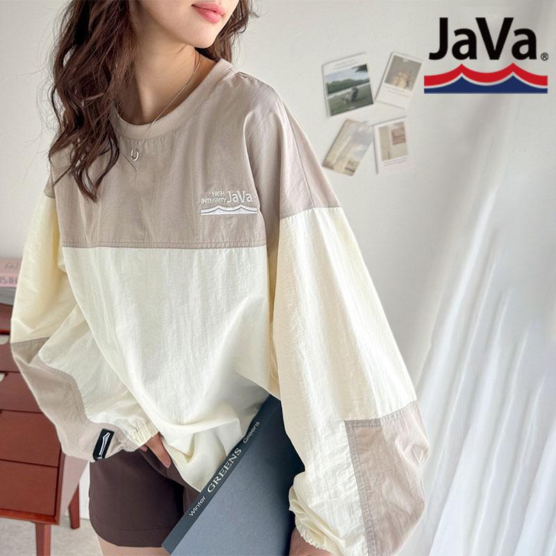 classicalelf 《javaジャバコラボ》 送料無料 トップス Tシャツ レディース 裾 ドロスト バイカラー シアー プルオーバー ロングシーズン レイヤードコーデ ゆるっと ...