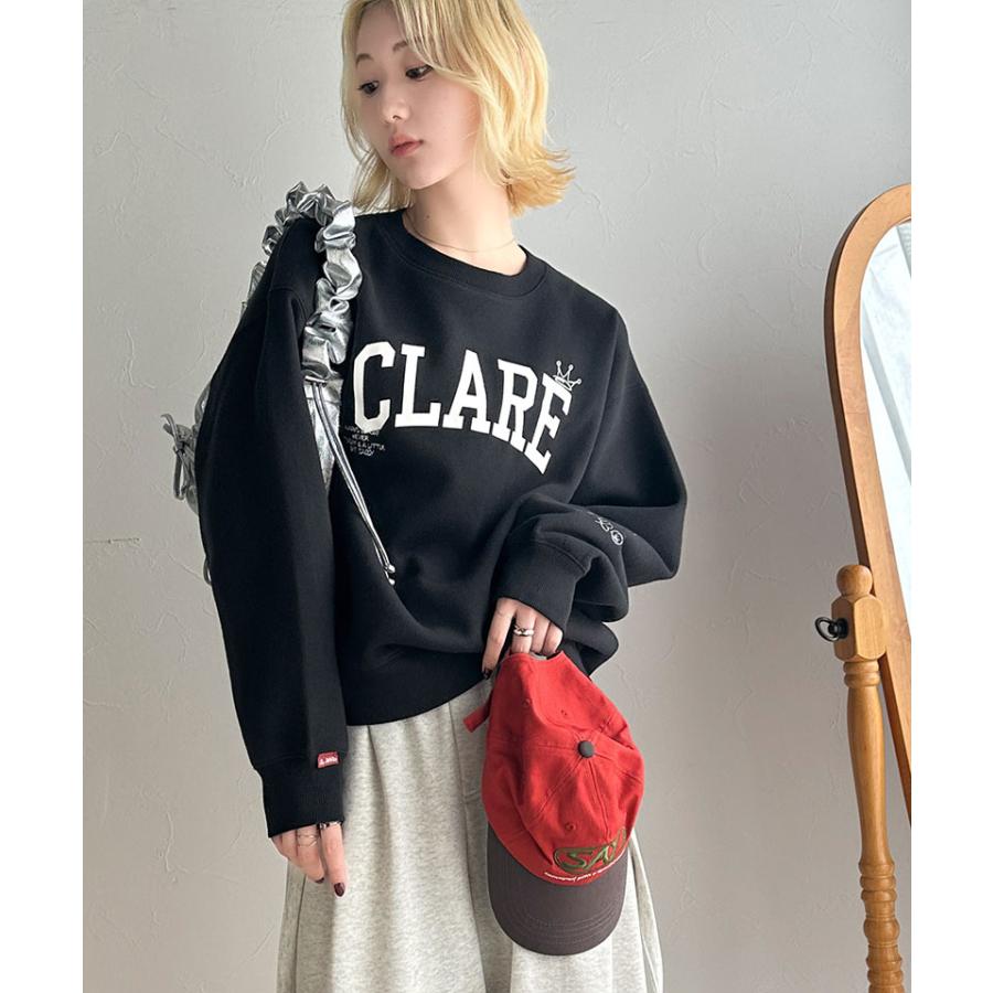 《javaジャバコラボ》 送料無料 トップス スウェット レディース カレッジロゴ 手書き風ロゴ 刺繍 リメイク風スウェット 男女兼用 ユニセックス メンズ : jv1330002 ...