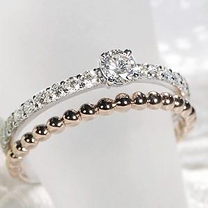 Classic CHESS プラチナ ダイヤモンド リング 2連 0.5ct 0.5 Classic CHESS プラチナ ダイヤモンド リング 2連 0.5ct 0.5