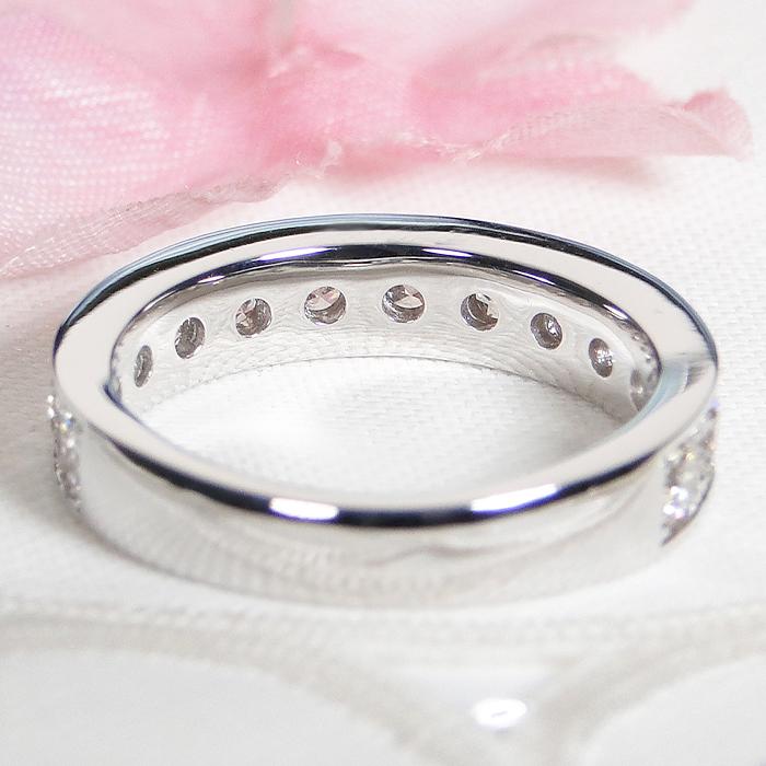 Pt950 K18YG エタニティリング 1.5ct 送料無料 ダイヤ エタニティ プラチナ ハーフエタニティ ゴールド 指輪 Pt950 レディース ギフト 1.5カラット 結婚 ...