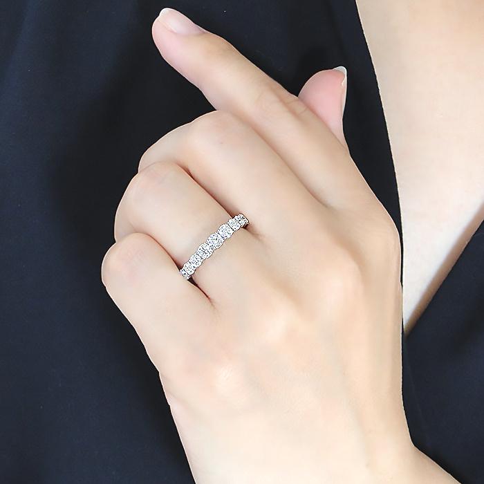 Classic CHESS Pt950 ダイヤモンド H&C 1.1ct グラデーション エタニティ リング H＆C ベルギーメイク ダイヤ エタ 指輪 1.1カラット 1カラット クラシック ...