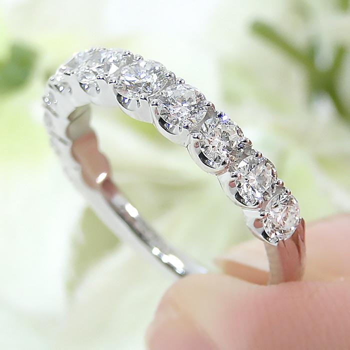 Classic CHESS Pt950 ダイヤモンド H&C 1.1ct グラデーション エタニティ リング H＆C ベルギーメイク ダイヤ エタ 指輪 1.1カラット 1カラット クラシック ...