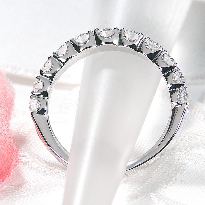 Classic CHESS Pt950 ダイヤモンド H&C 1.1ct グラデーション エタニティ リング H＆C ベルギーメイク ダイヤ エタ 指輪 1.1カラット 1カラット クラシック ...